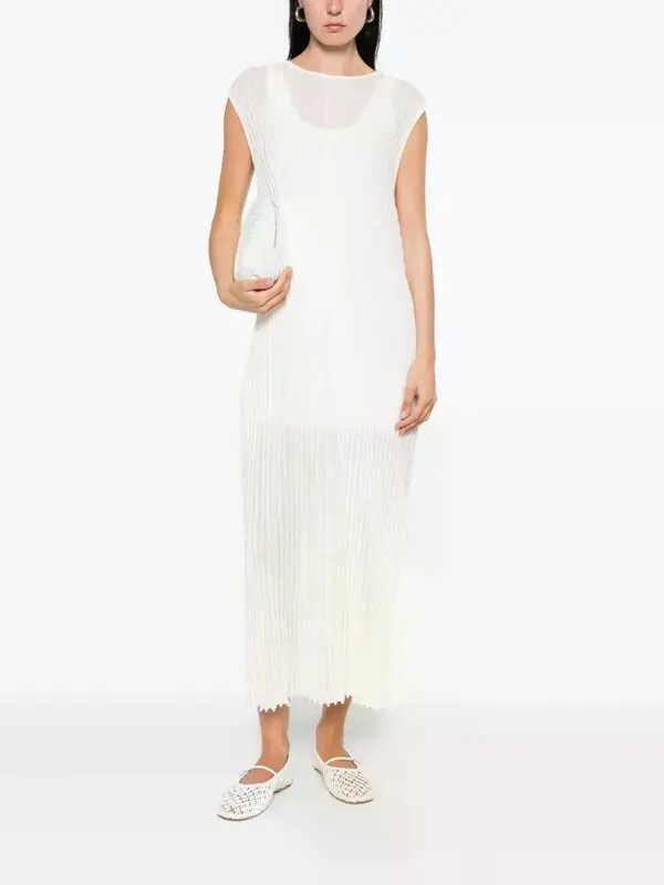 Loulou De Saison Ada Pleated Sleeveless Midi Dress
