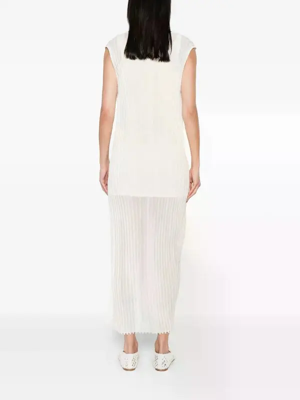 Loulou De Saison Ada Pleated Sleeveless Midi Dress
