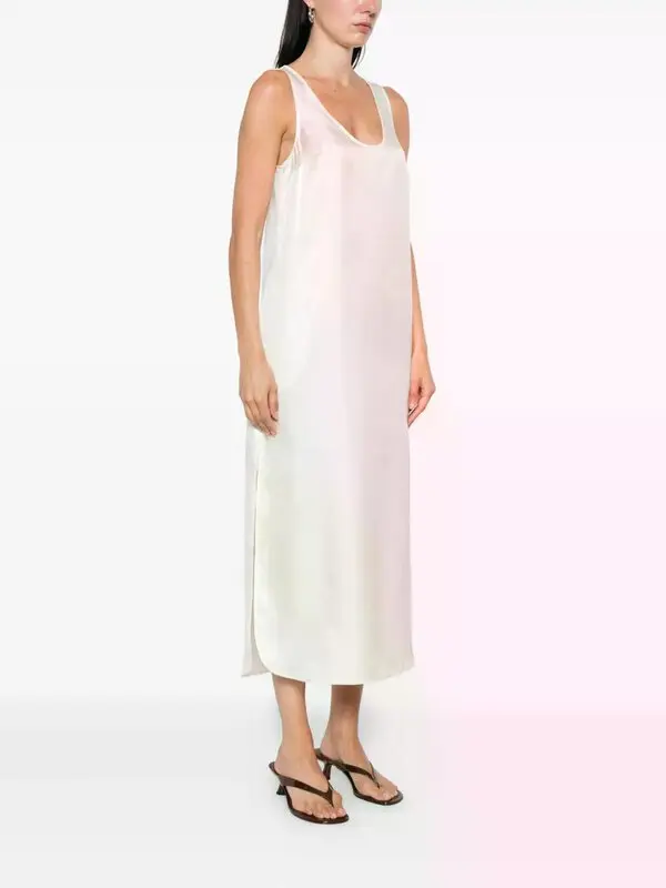 Loulou De Saison Nada Side-split Slip Midi Dress