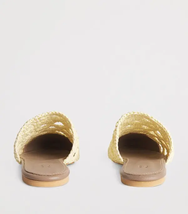 RAMLA Raffia Mules
