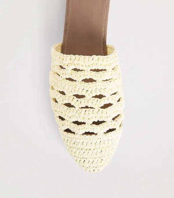 RAMLA Raffia Mules