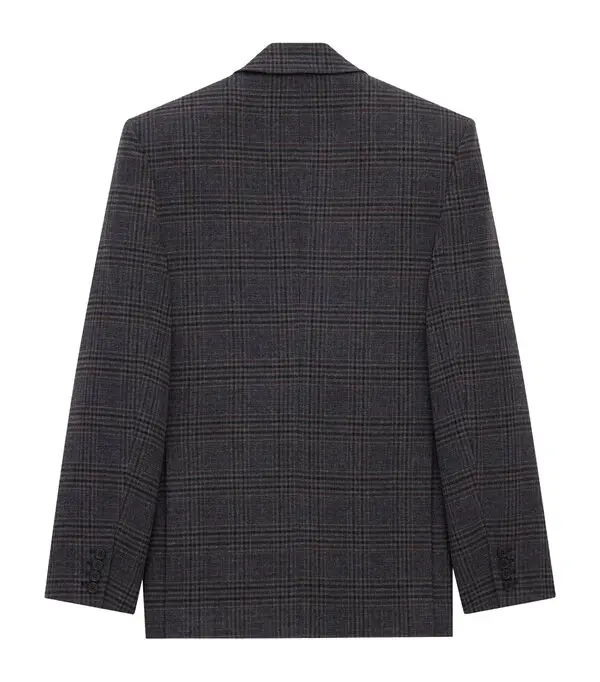 Saint Laurent Wool-blend Double-breasted Jacket