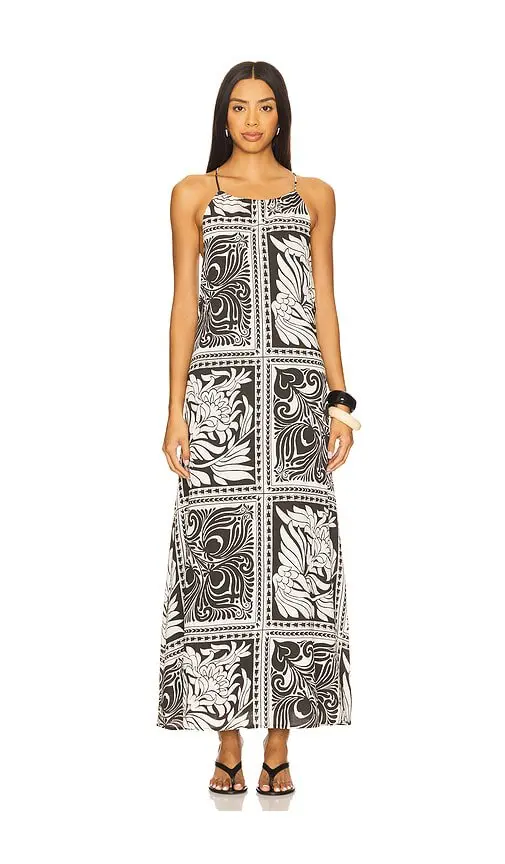 Seven Wonders Chantelle Halter Maxi Dress In Havanna Black - 6% Off |  Editorialist