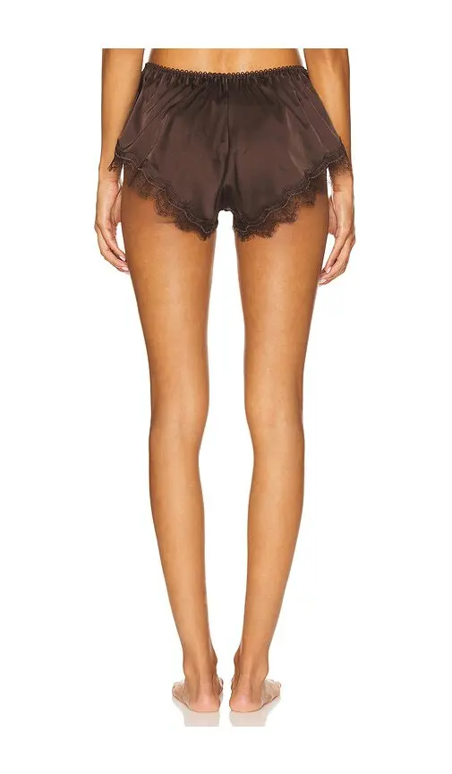 KAT THE LABEL Sorrento Short - Espresso