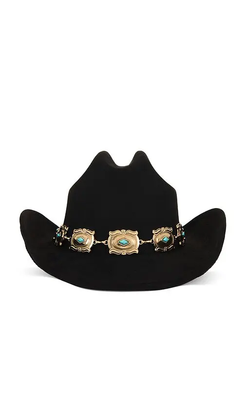 8 Other Reasons Violet Cowboy Hat - Black