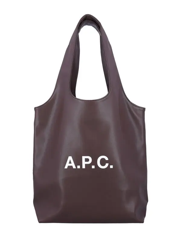 A.p.c. Ninon Small Tote Bag - Brown