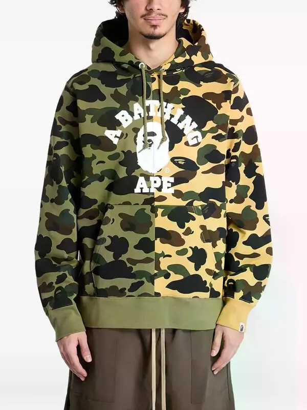 A BATHING APE Camo-print Hoodie