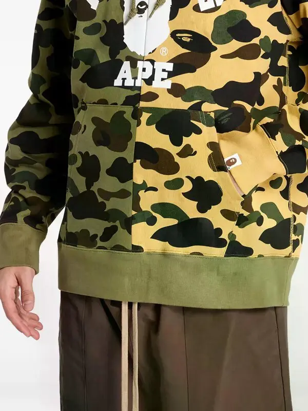 A BATHING APE Camo-print Hoodie
