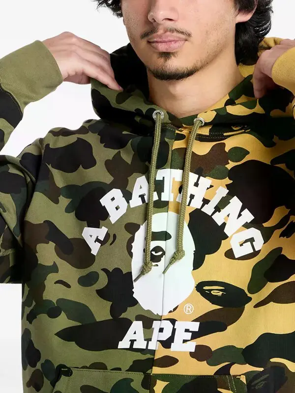 A BATHING APE Camo-print Hoodie