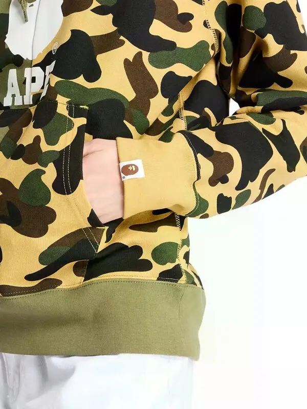 A BATHING APE Camo-print Hoodie