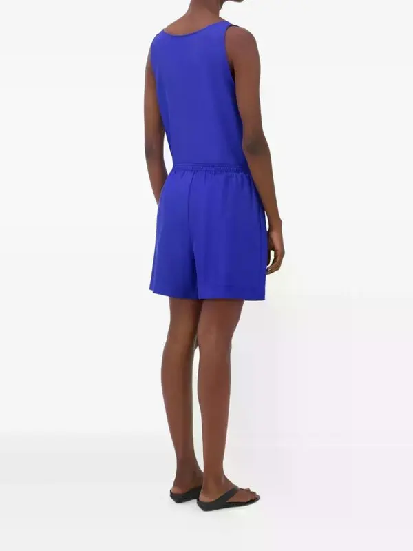 Loulou De Saison Elastic-waistband Shorts - Blue