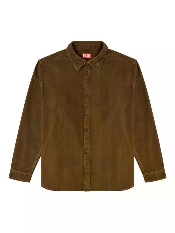 Diesel Corduroy Long-sleeve Shirt - Brown