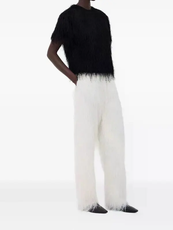 Loulou De Saison Zaro Fringed Short-sleeve T-shirt
