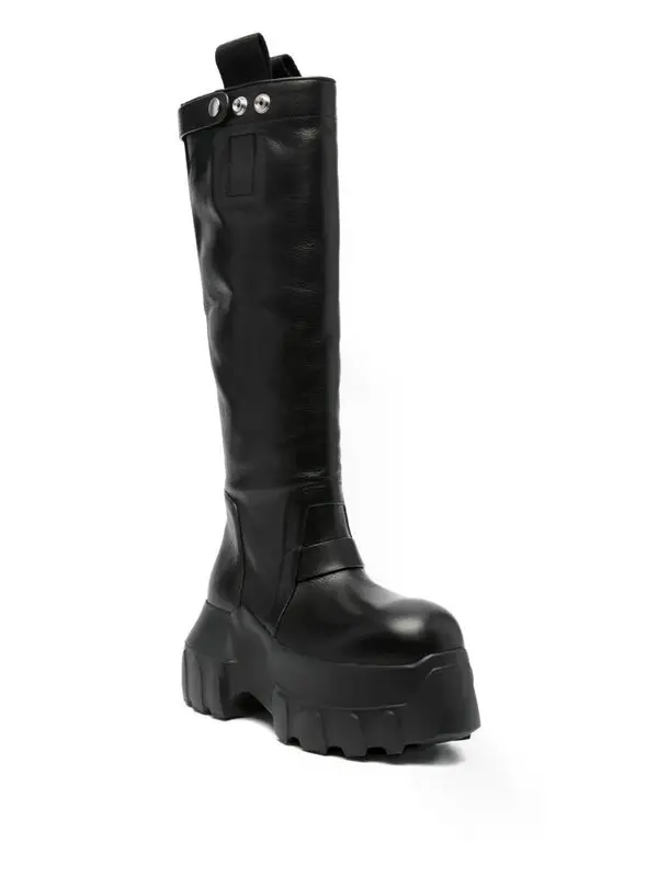 Buy Rick Owens 75mm Bogun Boots - Black At 20% Off | Editorialist