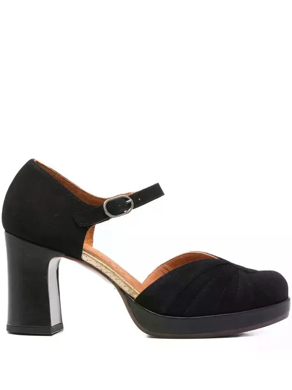 Chie Mihara 80mm Suede Heeled Pumps