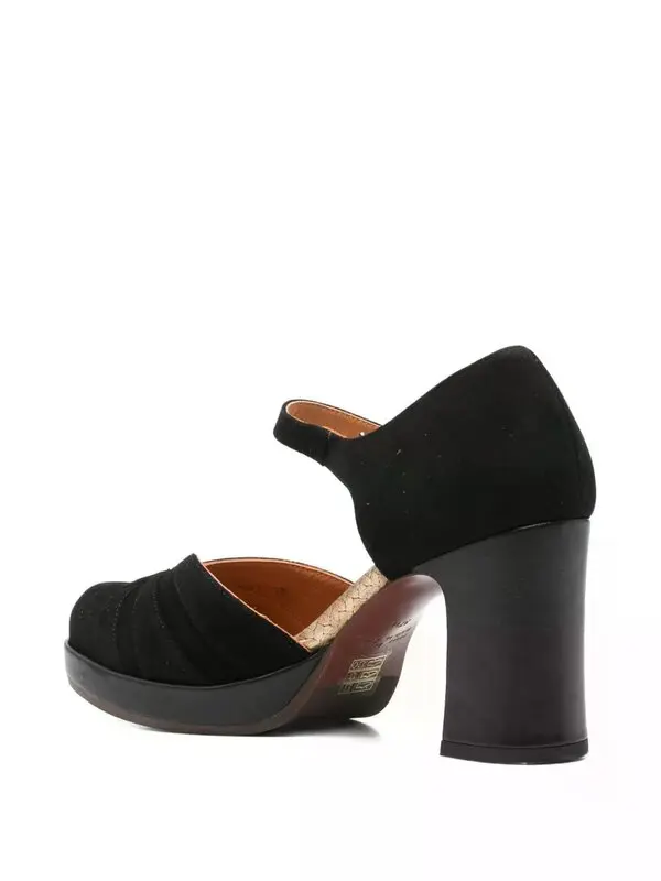 Chie Mihara 80mm Suede Heeled Pumps