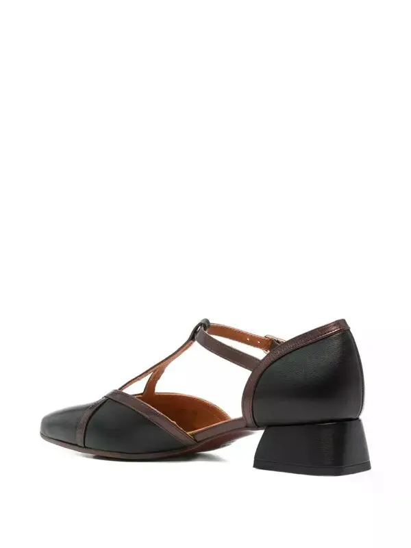 Chie Mihara 35mm Leather T-bar Pumps
