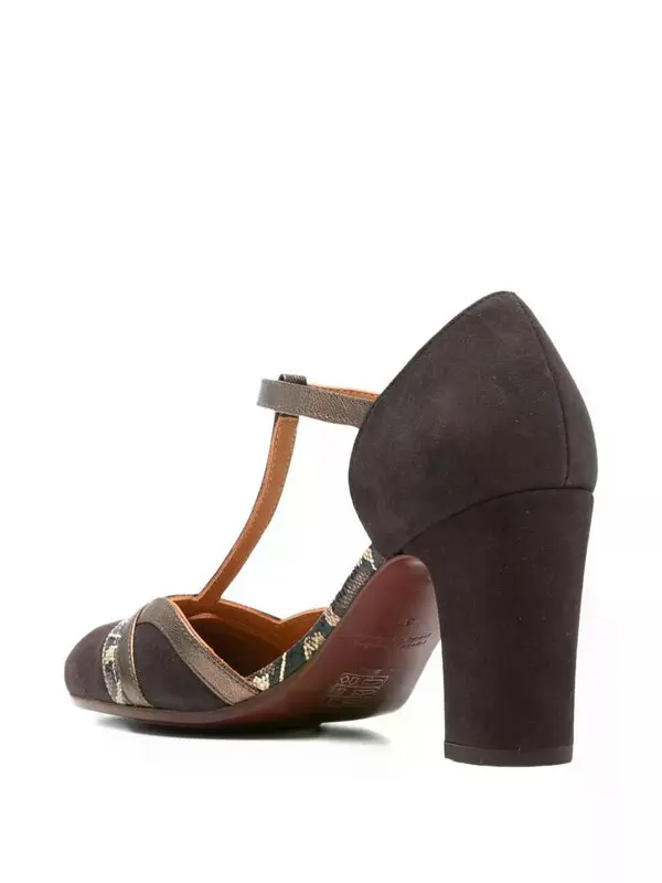 Chie Mihara 85mm T-bar Block-heel Pumps