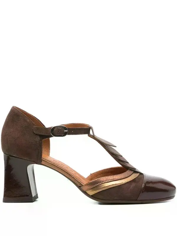 Chie Mihara 65mm T-bar Block-heel Pumps
