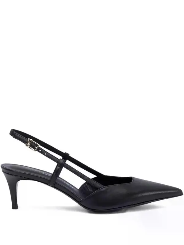 SERGIO LEVANTESI Pointed-toe Slingback Pumps - Black