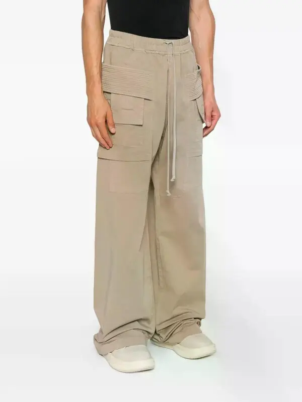Rick Owens Cretch Drawstring Cargo Trousers