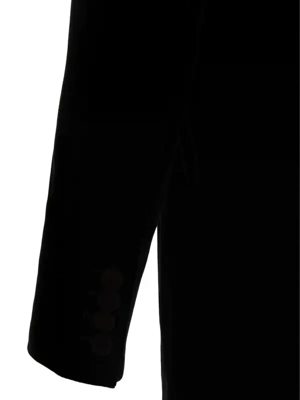 BLAZÉ MILANO Velvet Double-breasted Blazer
