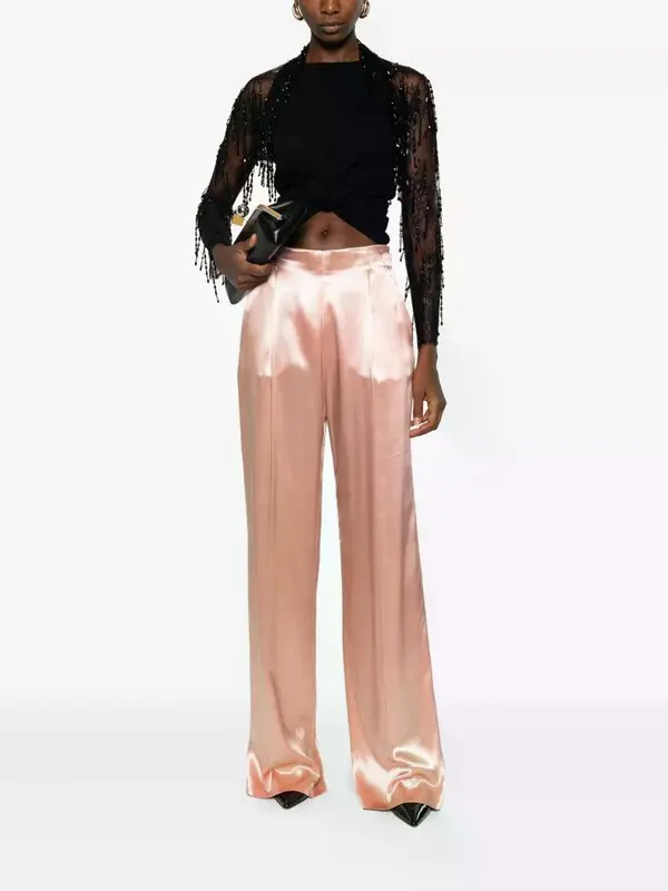 Alberta Ferretti Satin Trousers