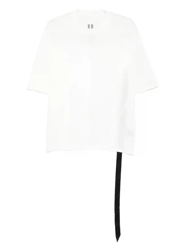 Rick Owens Walrus Asymmetrical-hem T-shirt - White