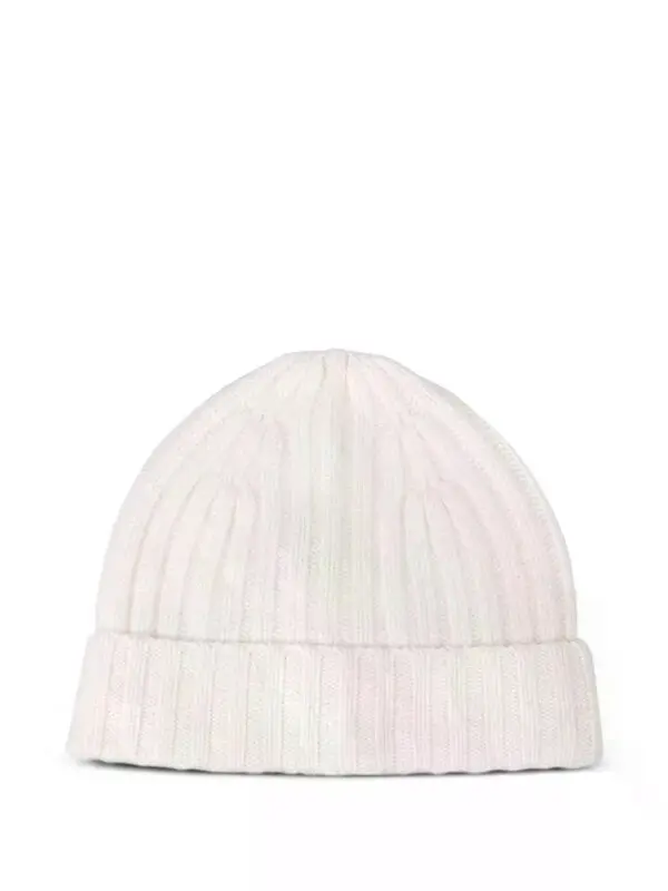 BEYOU Ribbed Beanie - White