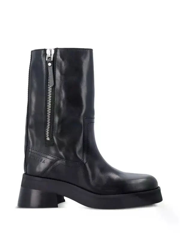 MIISTA Gunda Leather Boots With Zip