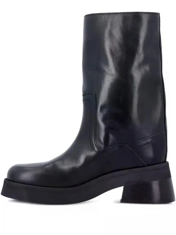 MIISTA Gunda Leather Boots With Zip