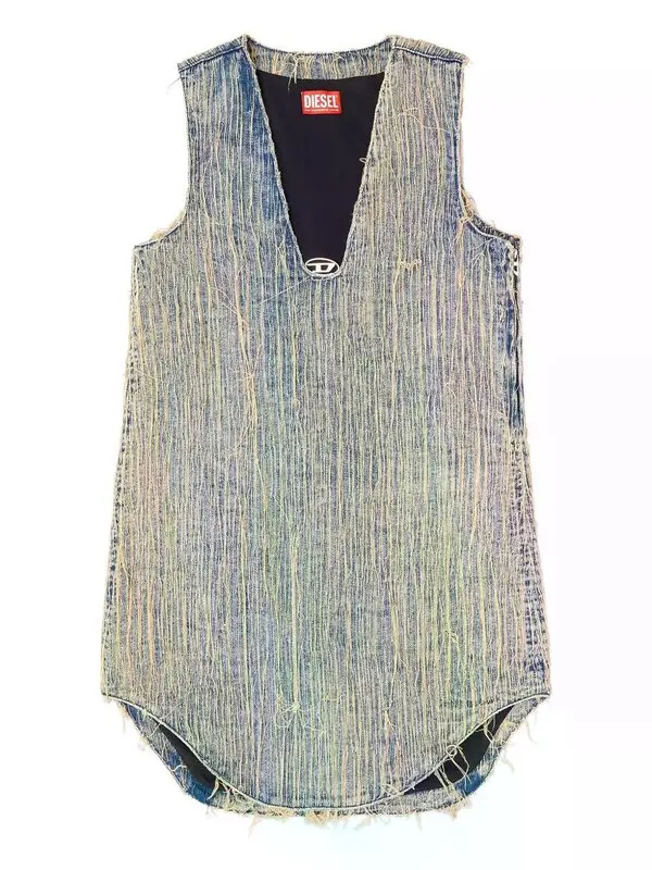 DIESEL® De Laris Asymmetric Day Dress - Blue