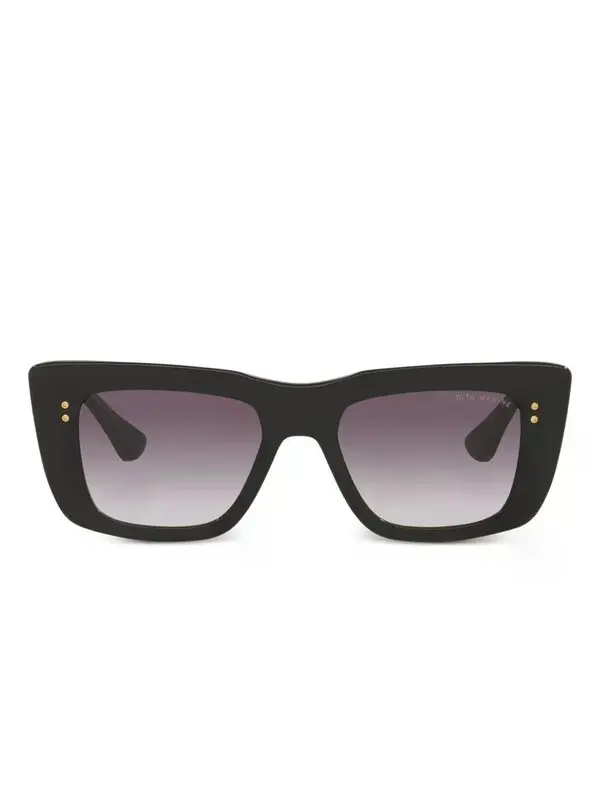 Dita Square-frame Sunglasses - Black