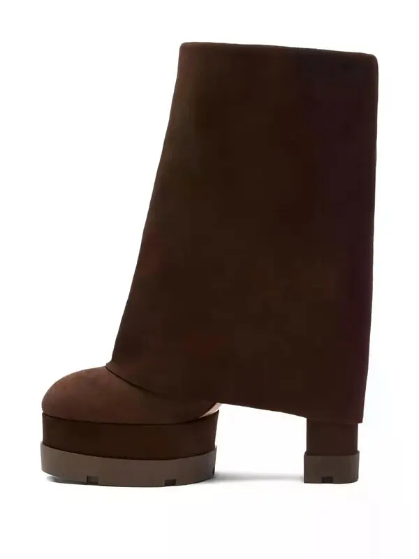 Casadei Fold-over Platform Boots