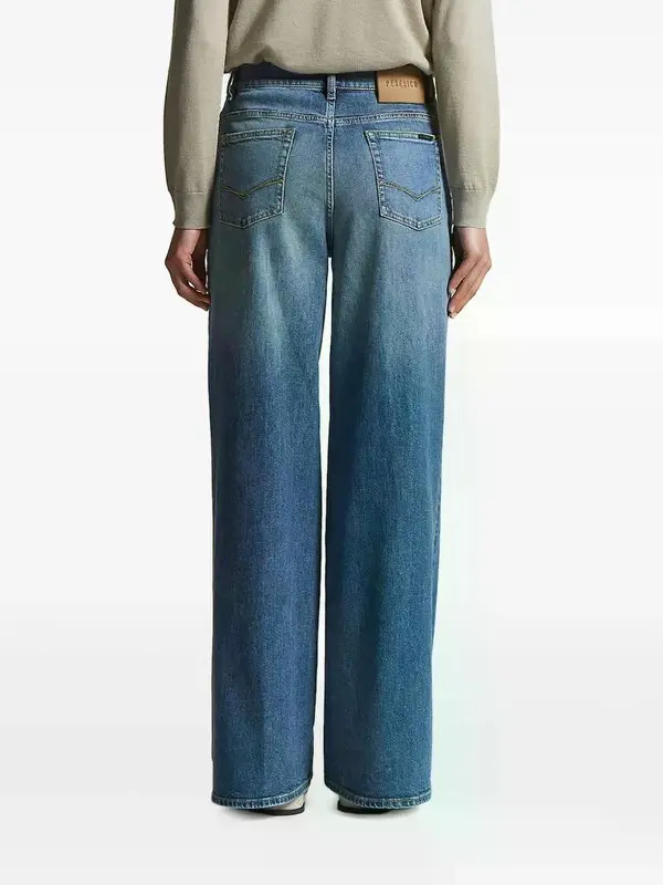 Peserico Five-pocket Jeans With Button Fastening