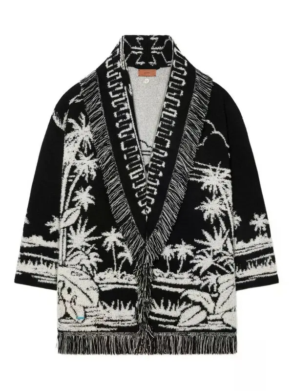 Alanui Palm Grove Tales Fringe Cardigan