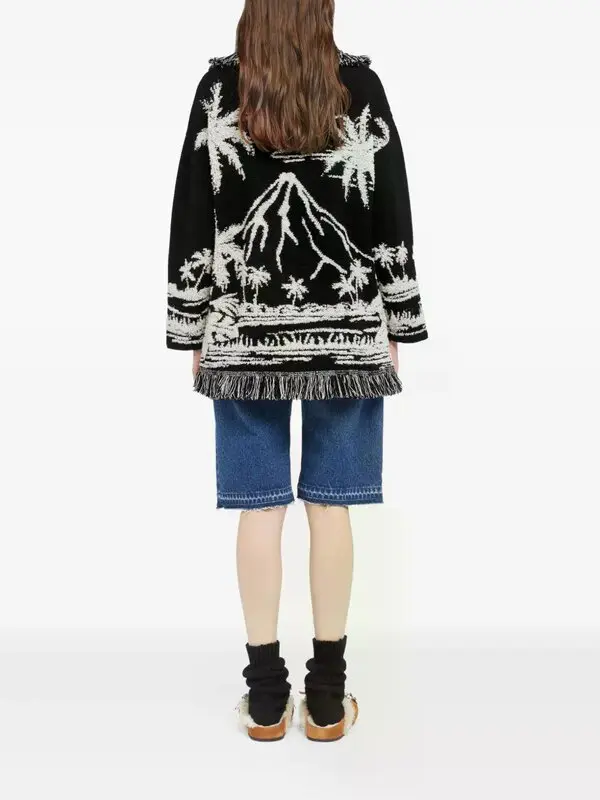 Alanui Palm Grove Tales Fringe Cardigan