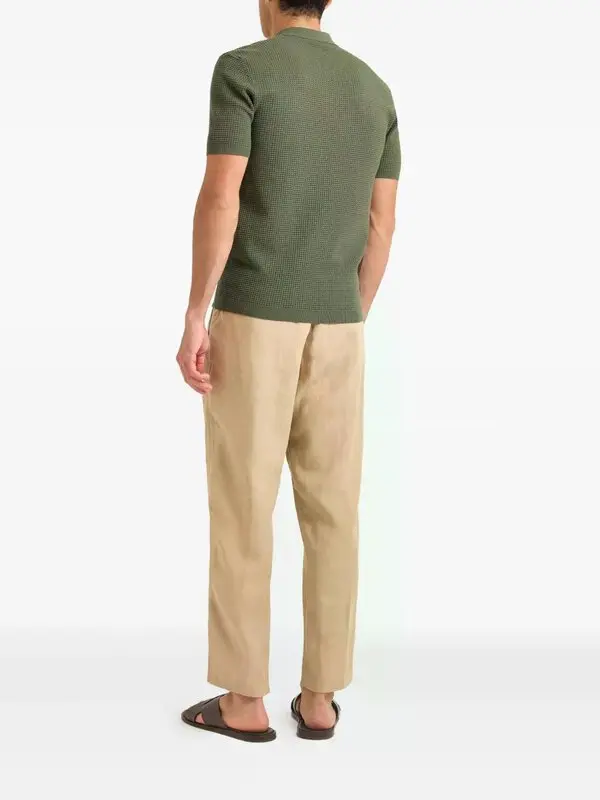 Orlebar Brown Roddy Waffle-knit T-shirt - Green