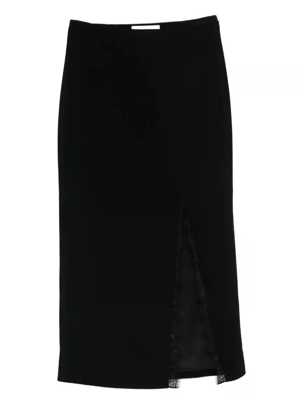 Roland Mouret Pencil Skirt With Lace Inset