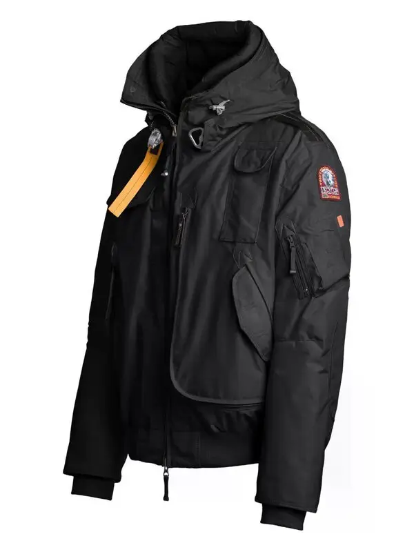 PARAJUMPERS Hooded Bomber Jacket - Black