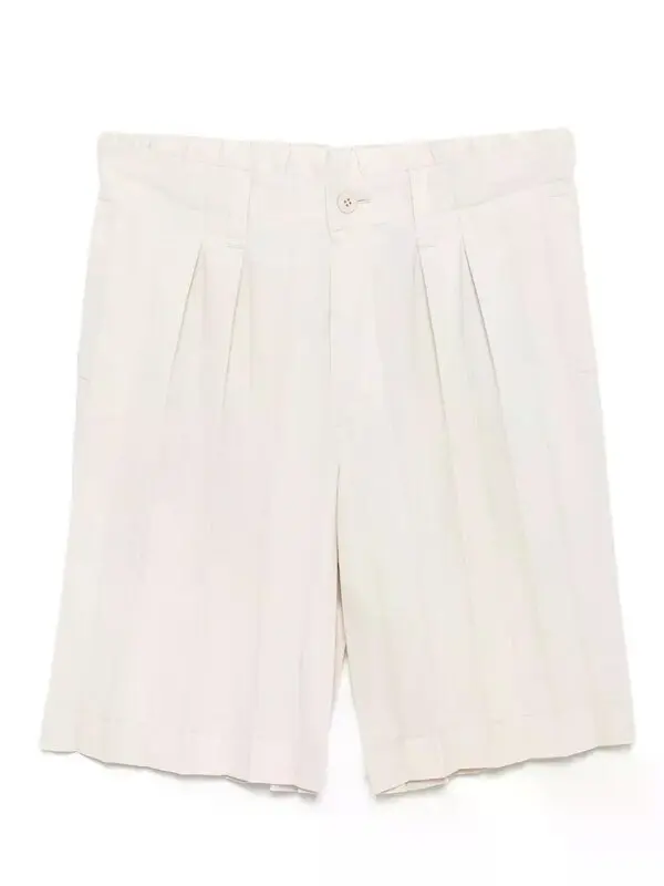 Issey Miyake Edge-ensemble Shorts - Neutrals