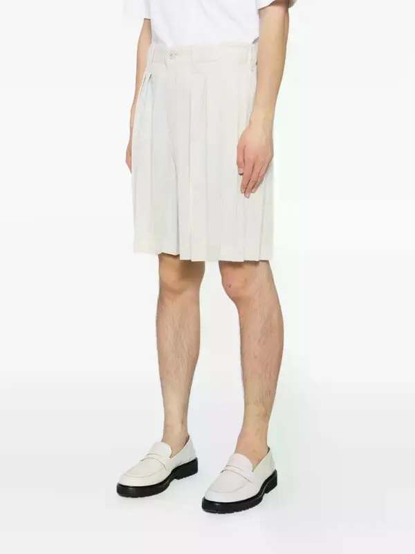 Issey Miyake Edge-ensemble Shorts - Neutrals