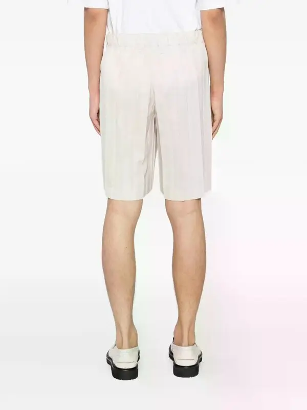 Issey Miyake Edge-ensemble Shorts - Neutrals