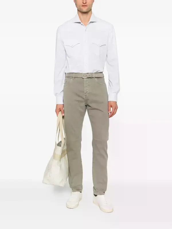 Brunello Cucinelli Double-pocket Cotton Shirt