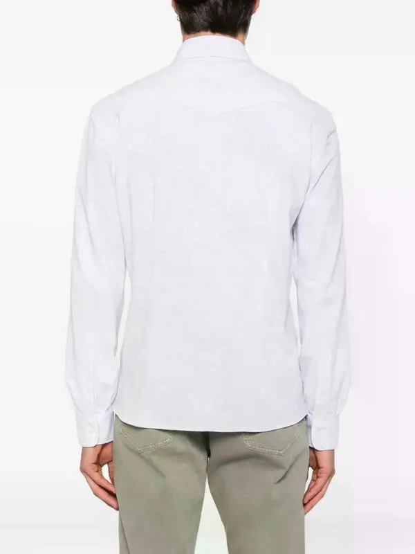 Brunello Cucinelli Double-pocket Cotton Shirt
