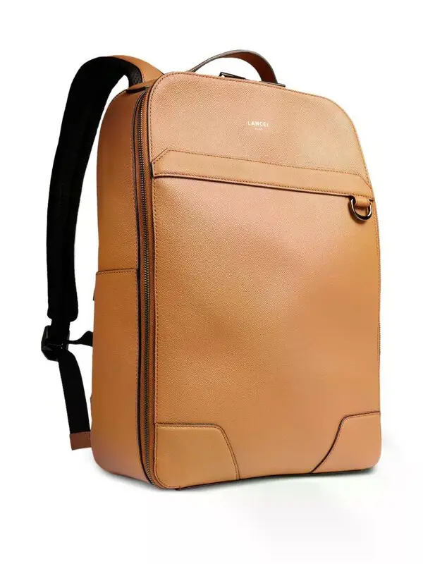 LANCEL Leather Top-handle Backpack - Brown