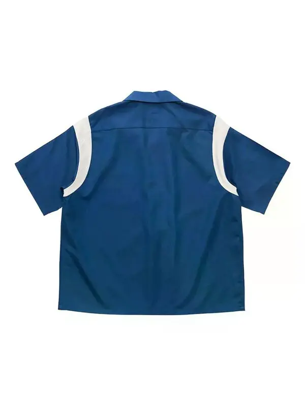 Visvim Douglas Bowling-stripe Shirt - Blue