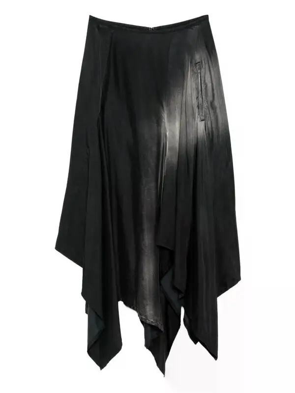 Yohji Yamamoto Asymmetric Mid Skirt