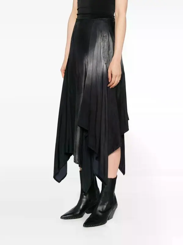 Yohji Yamamoto Asymmetric Mid Skirt