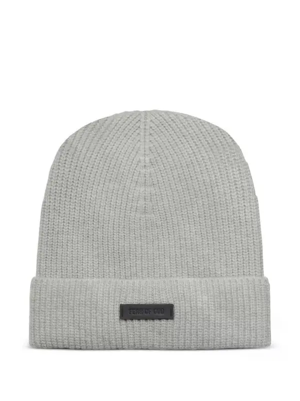 Fear Of God Ribbed Wool Beanie - Grey